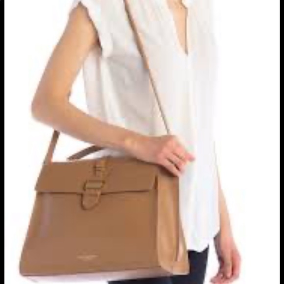 Halston Heritage | Bags | Halston Heritage Large Top Handle Leather ...